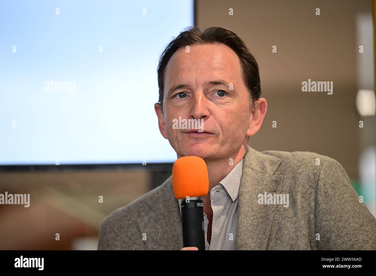 Brussels, Belgium. 21st Mar, 2024. BOIC - COIB chairman Jean-Michel ...