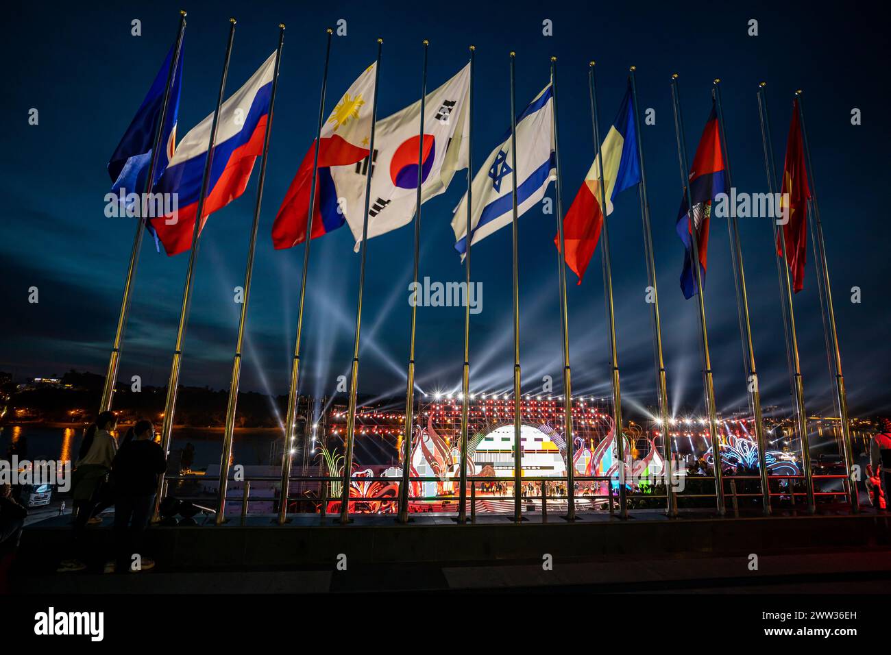 TV Show in Da Lat Vietnam Stock Photo - Alamy