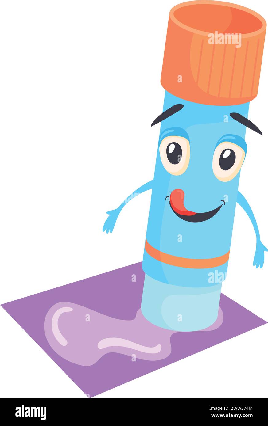 Glue on finger Stock Vector Images - Alamy