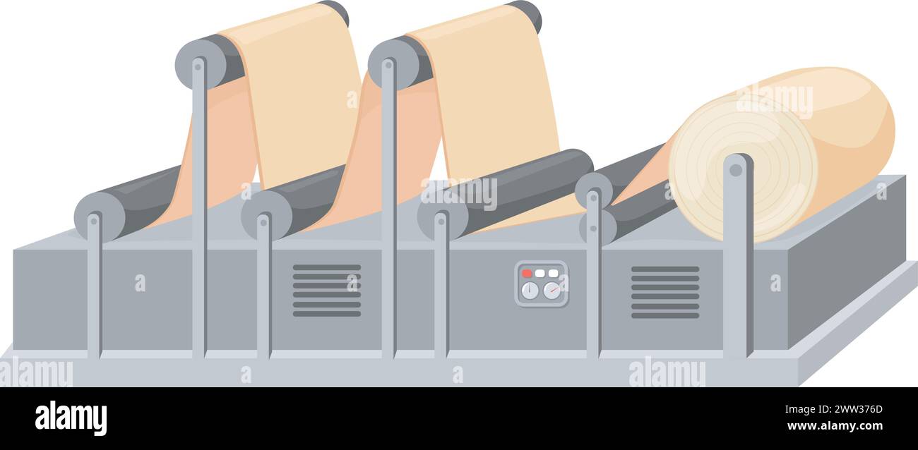 Packaging paper factory Stock Vector Images - Alamy