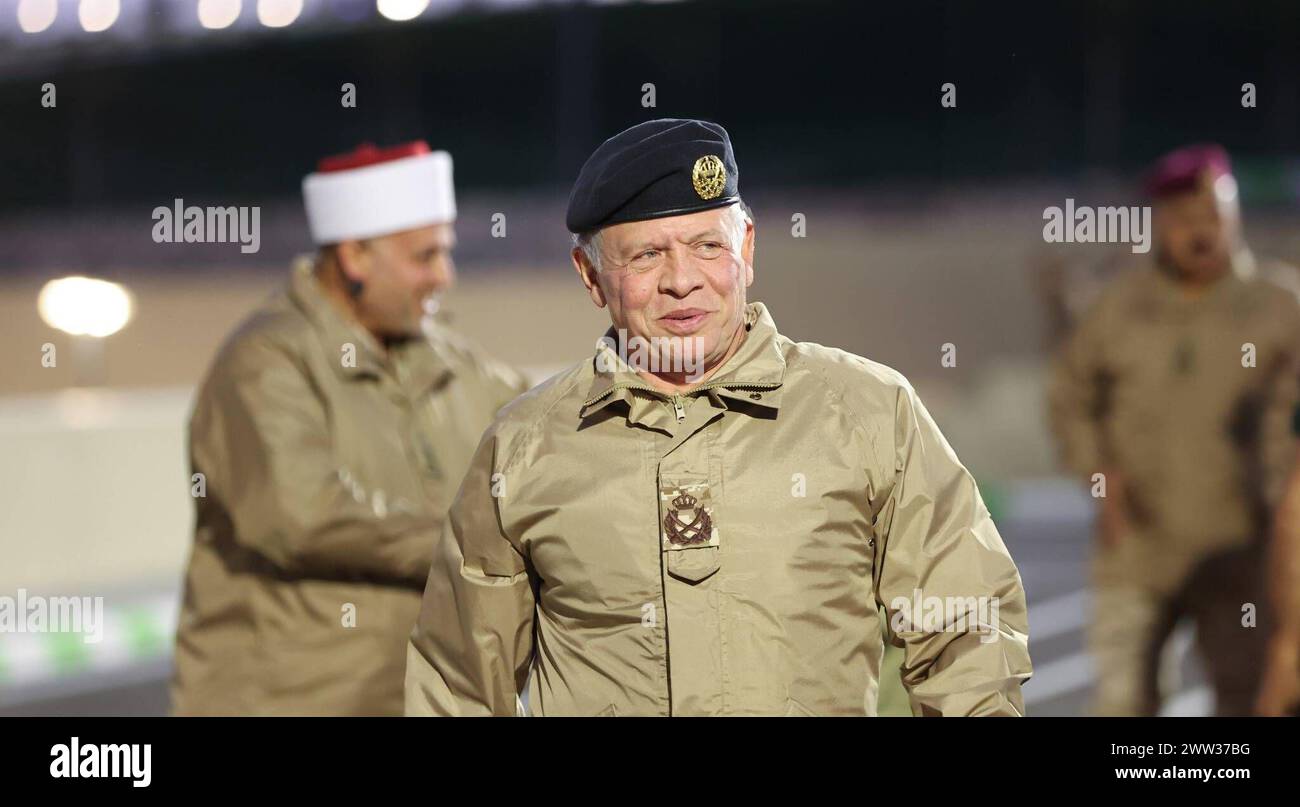 Jordanian King Abdullah II, Supreme Commander of the Armed Forces ...