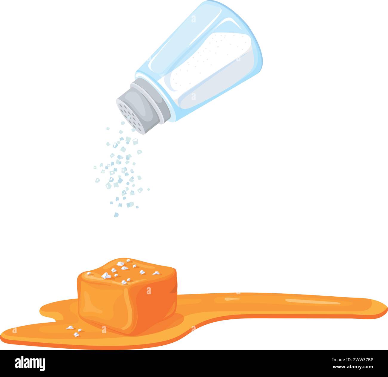 Dropping salt Stock Vector Images - Alamy