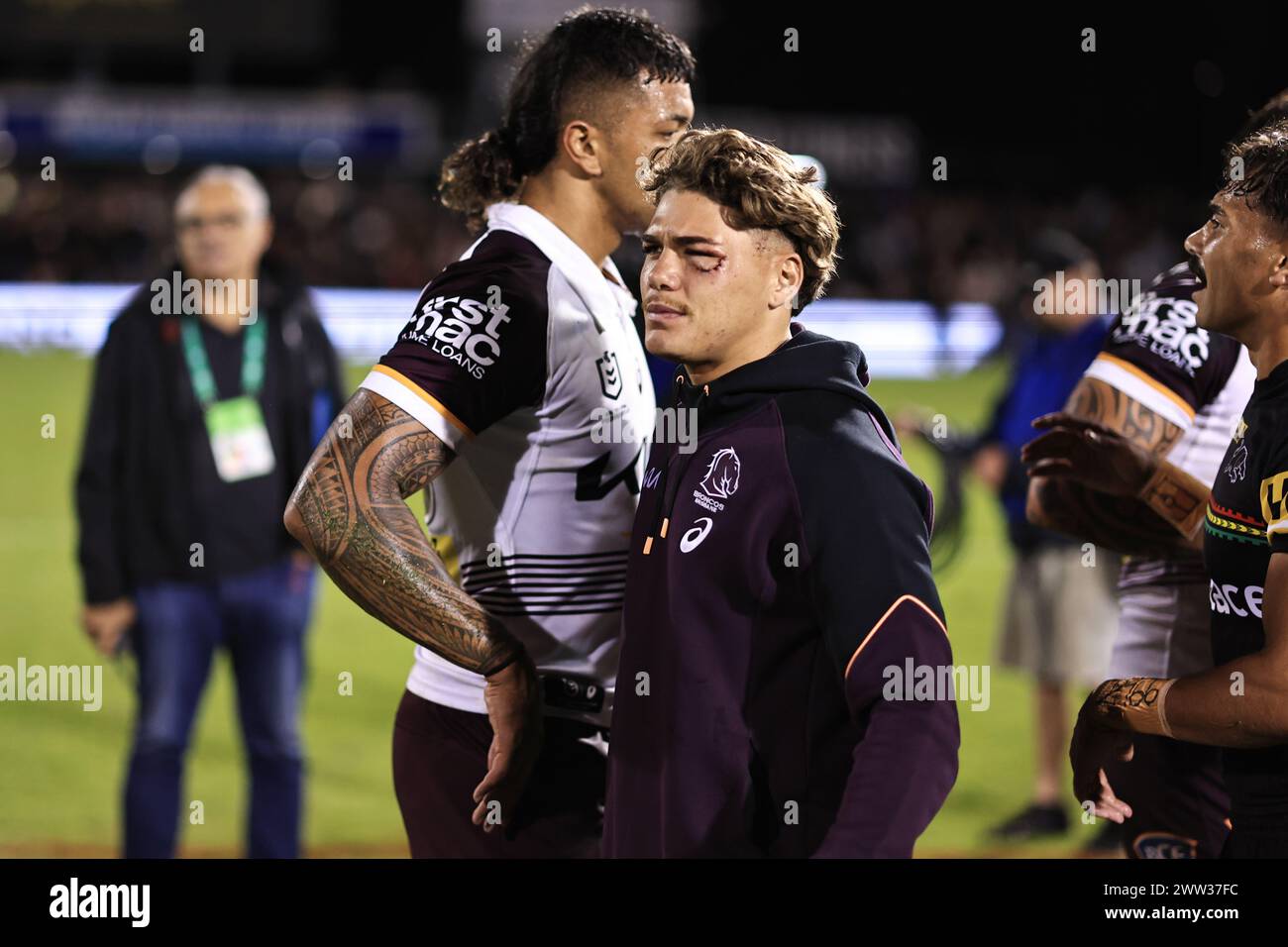 Sydney, Australia. 21st Mar, 2024. Reece Walsh of the Broncos looks on ...