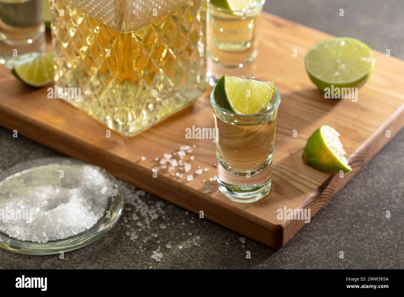 Gold tequila sea salt hi-res stock photography and images - Alamy