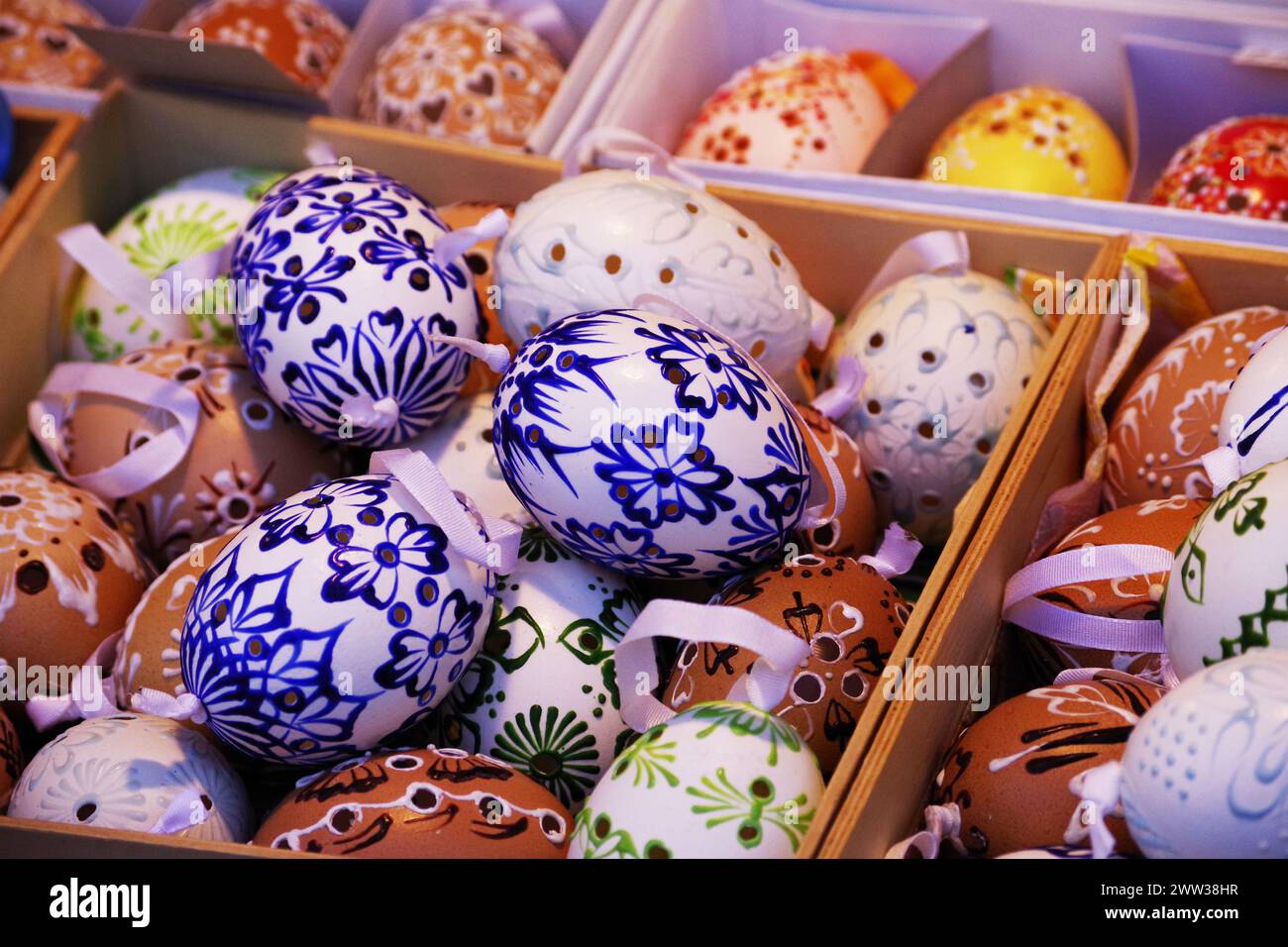 Czechoslovakia Easter Eggs Decorating Easter Eggs – In The Vintage