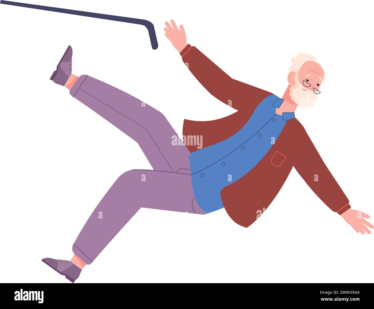 Man slipping floor hi-res stock photography and images - Alamy