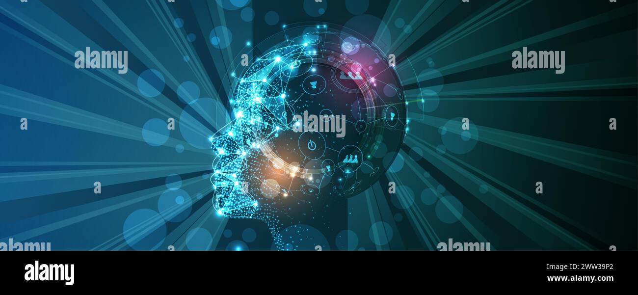 Abstract Artificial intelligence. Cloud computing. Machine learning ...