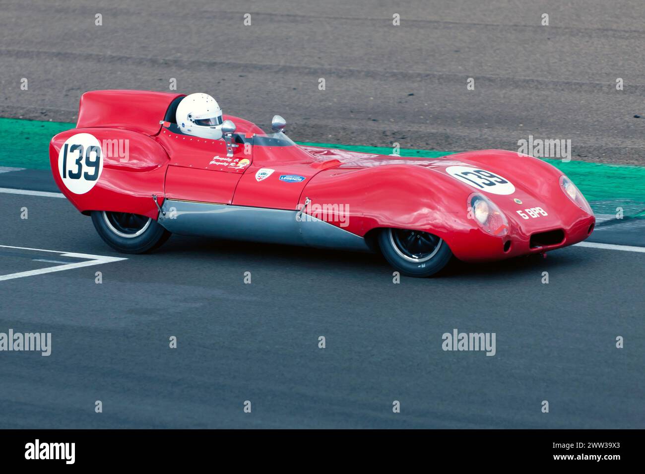 Oliver Gonzalez driving his Red, 1957, Lotus XI, during the Stirling ...