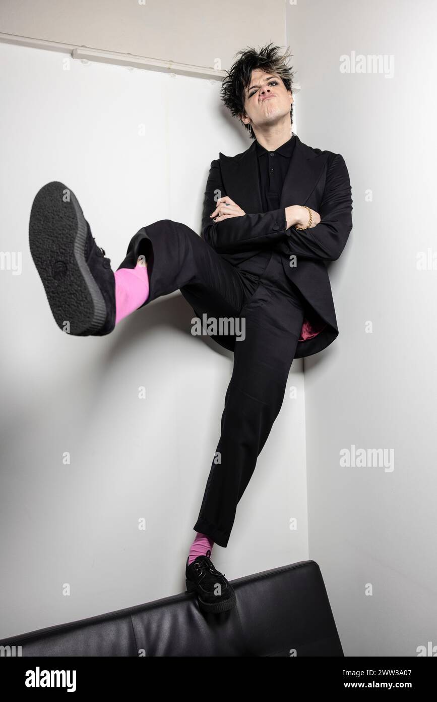 Yungblud poses for portrait photographs in London, Tuesday, March 19 ...