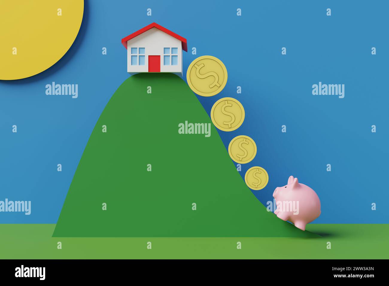 Property owning cartoon hi-res stock photography and images - Alamy