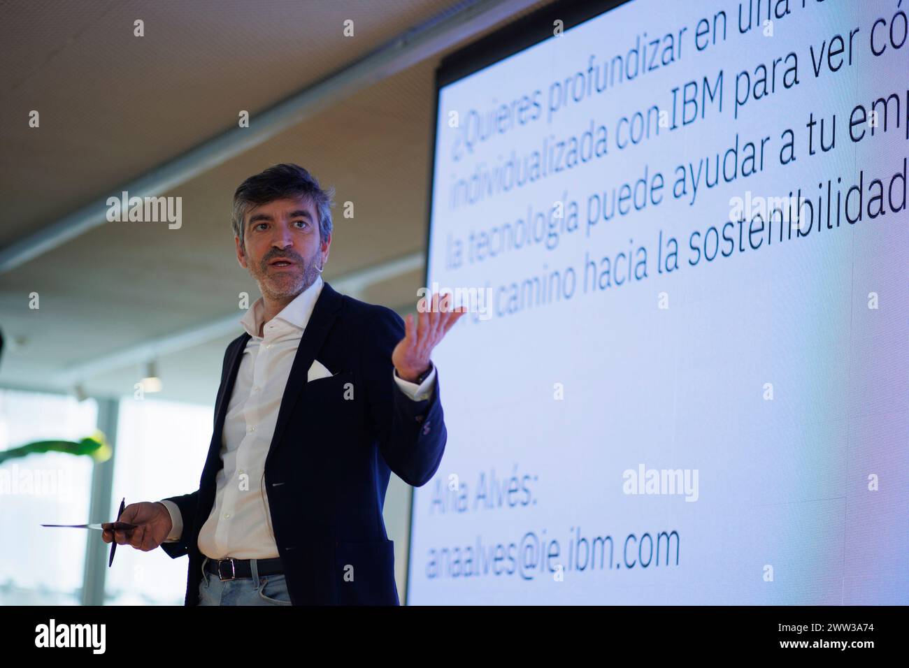 IBM's Director of Sustainability, Javier Roncero, concludes the ...