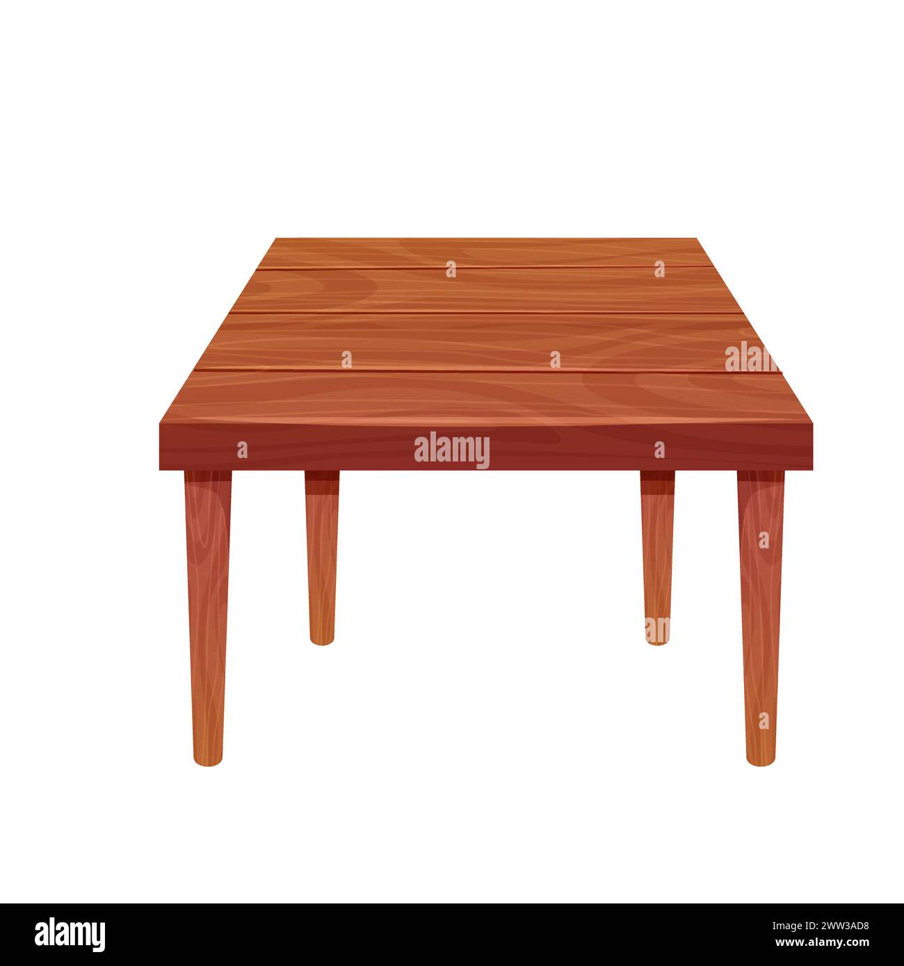 Picnic table wooden furniture, wood desk with leg, rustic construction ...