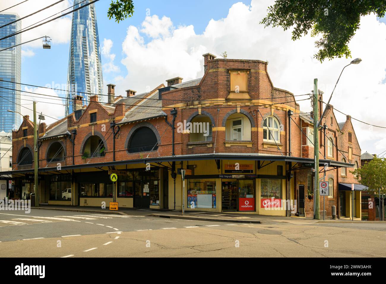 Old style Australian shop fronts at The Rocks, Sydney, Australia Stock ...