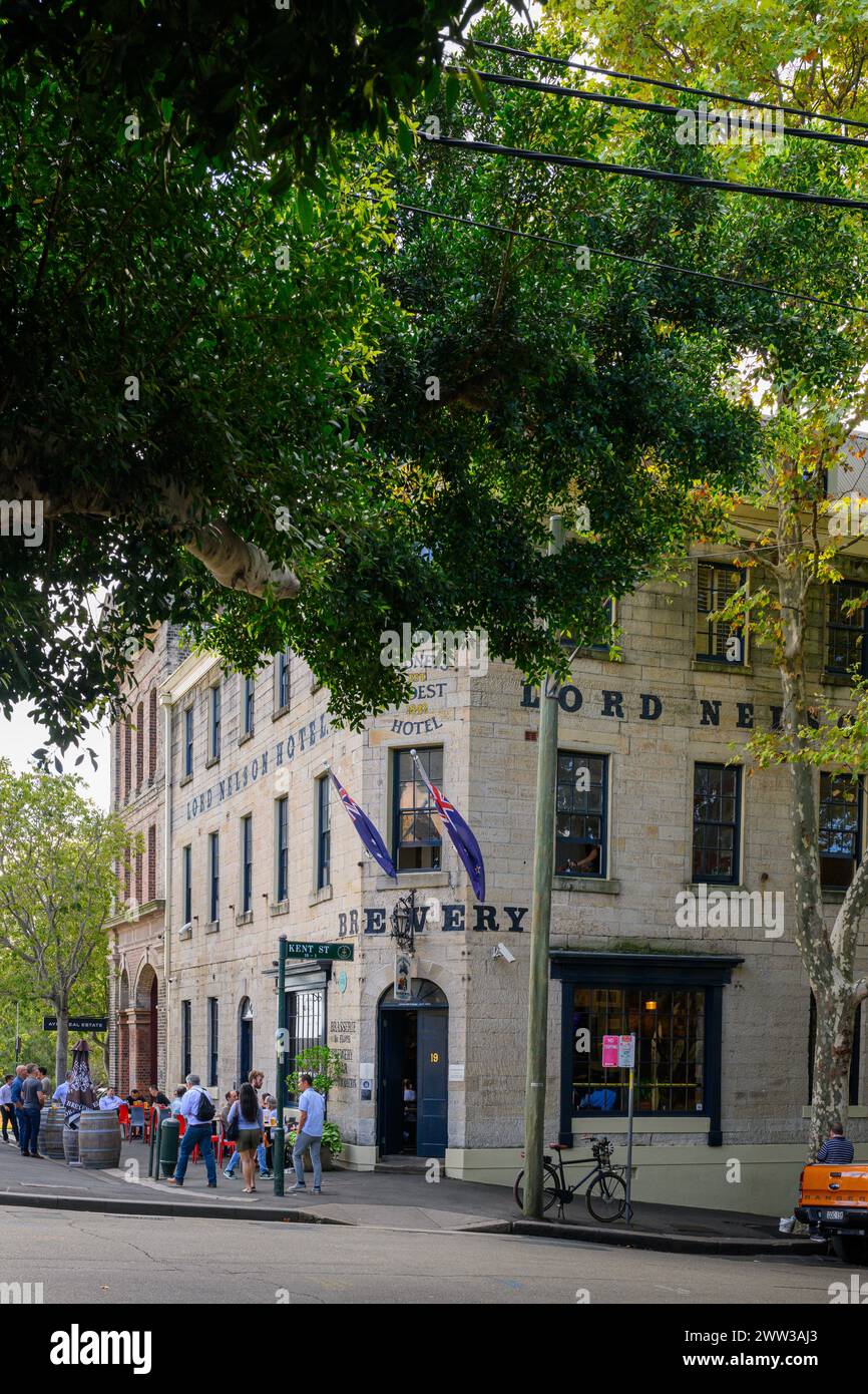 The Lord Nelson Hotel, The Rocks, Sydney, Australia Stock Photo - Alamy