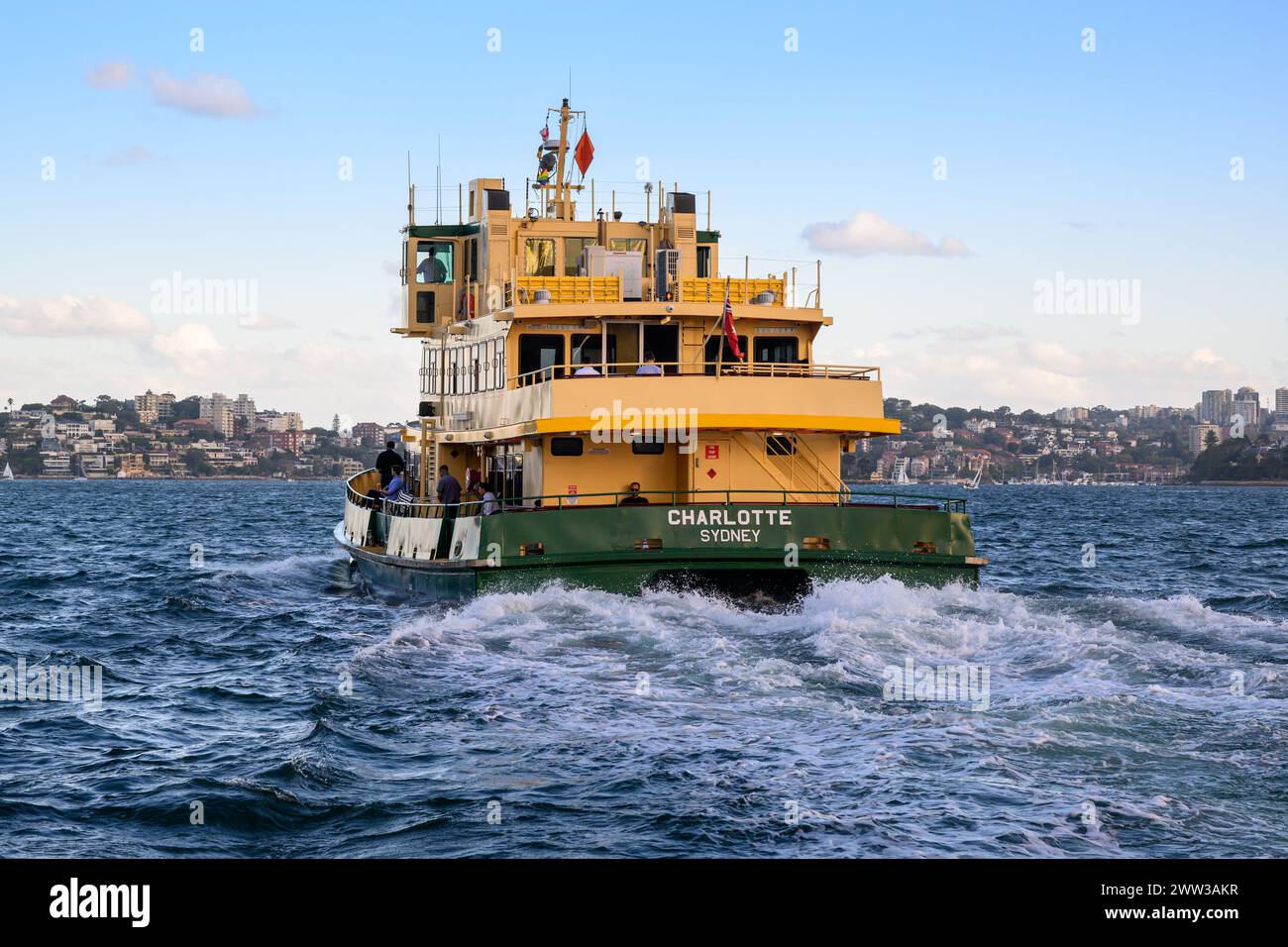 The Charlotte, a Sydney Ferries boat sailing through Sydney harbour on ...