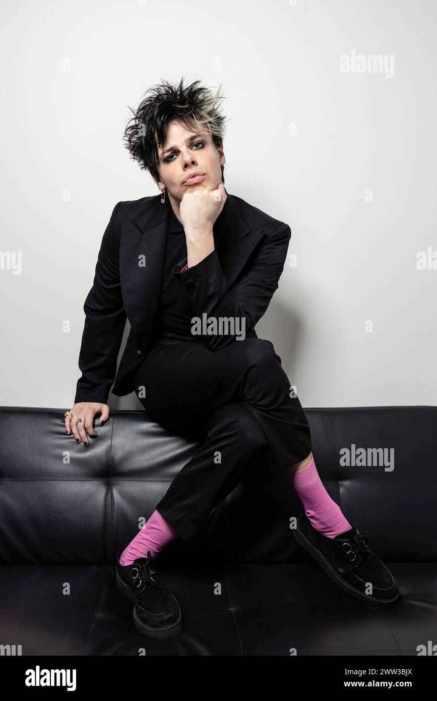 Yungblud poses for portrait photographs in London, Tuesday, March 19 ...
