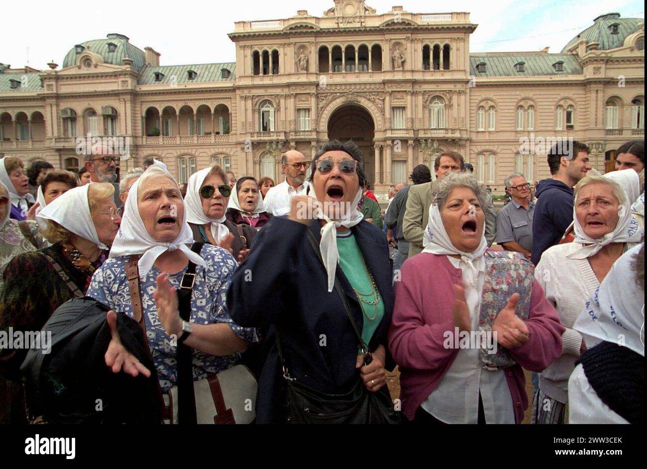 FILE - Mothers of Plaza de Mayo protest the disappearances of their ...