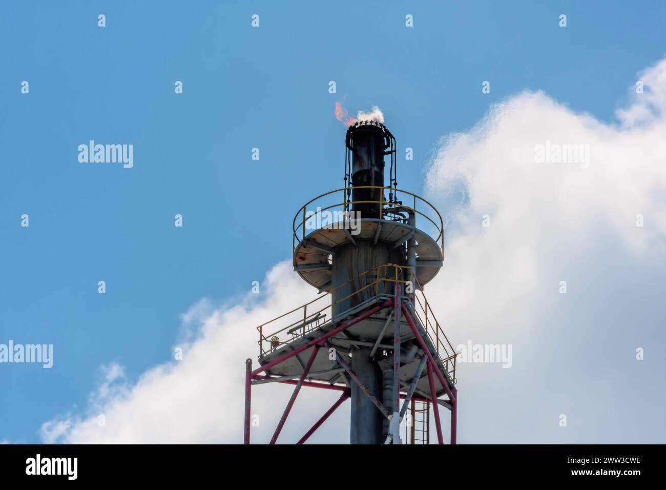 Flare stack hi-res stock photography and images - Alamy