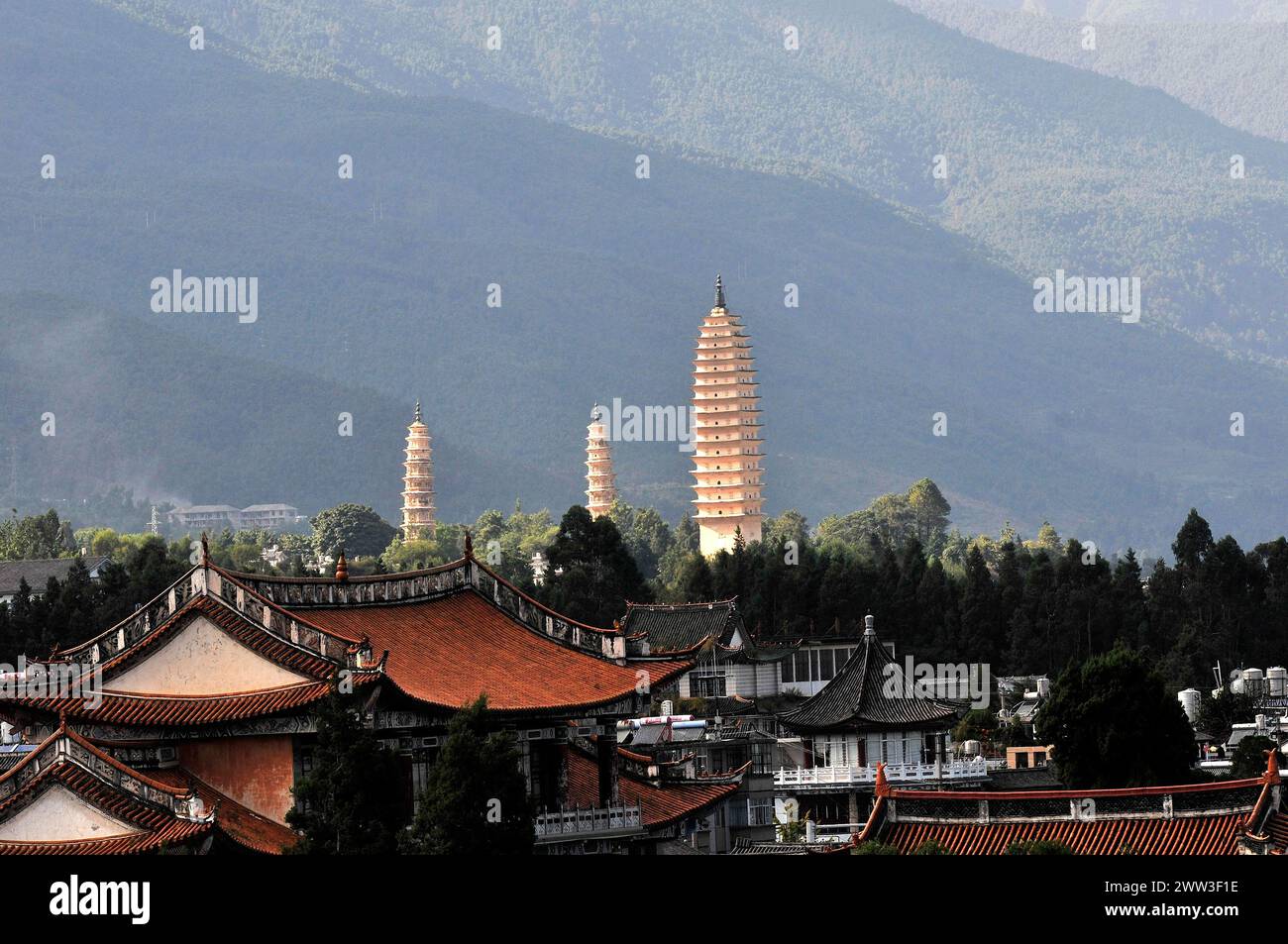 Dali, three pagoda, china Stock Photo - Alamy
