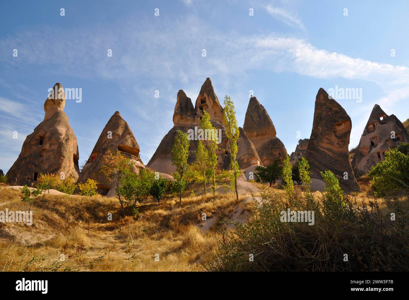 Cappadocia, village, landscape, Turkiye Stock Photo - Alamy