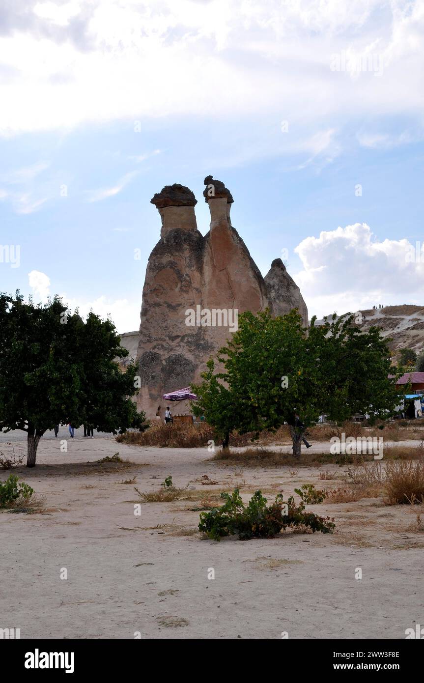 Cappadocia, village, landscape, Turkiye Stock Photo - Alamy
