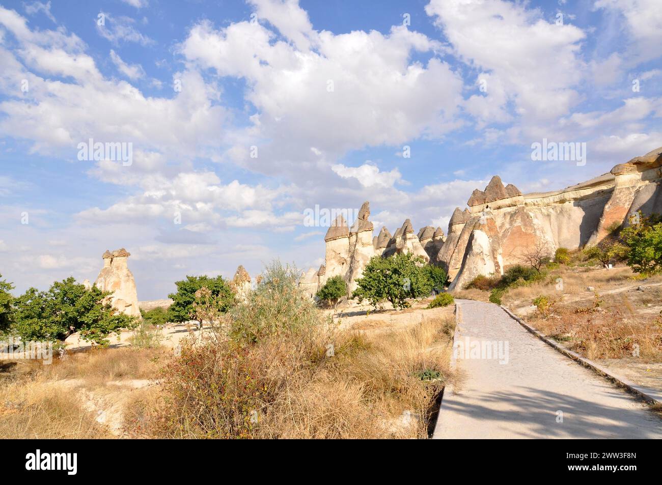 Cappadocia, village, landscape, Turkiye Stock Photo - Alamy