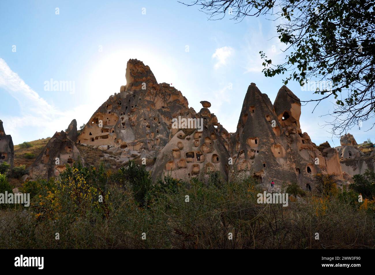 Cappadocia, village, landscape, Turkiye Stock Photo - Alamy