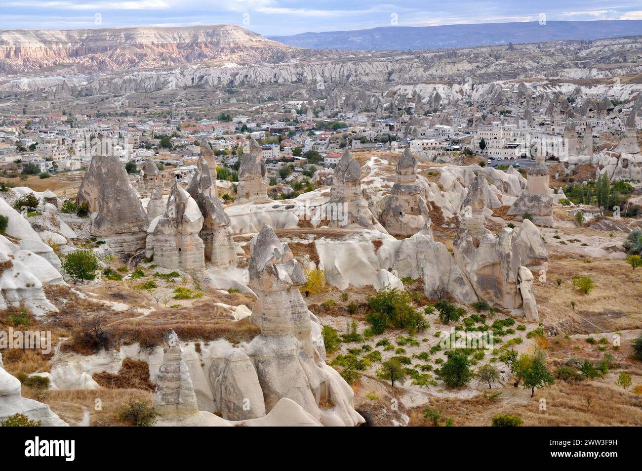 Cappadocia, village, landscape, Turkiye Stock Photo - Alamy