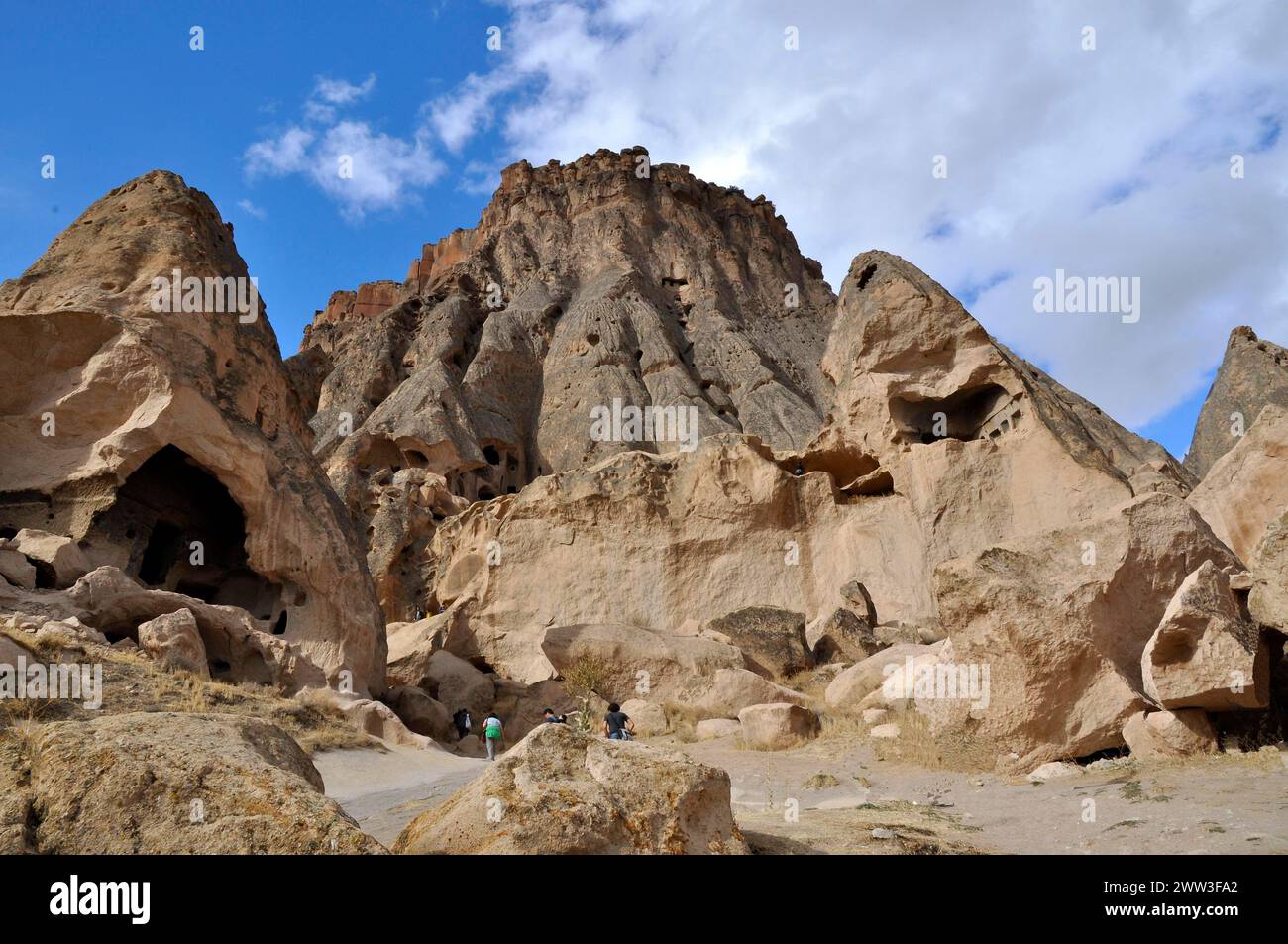 Cappadocia, village, landscape, Turkiye Stock Photo - Alamy