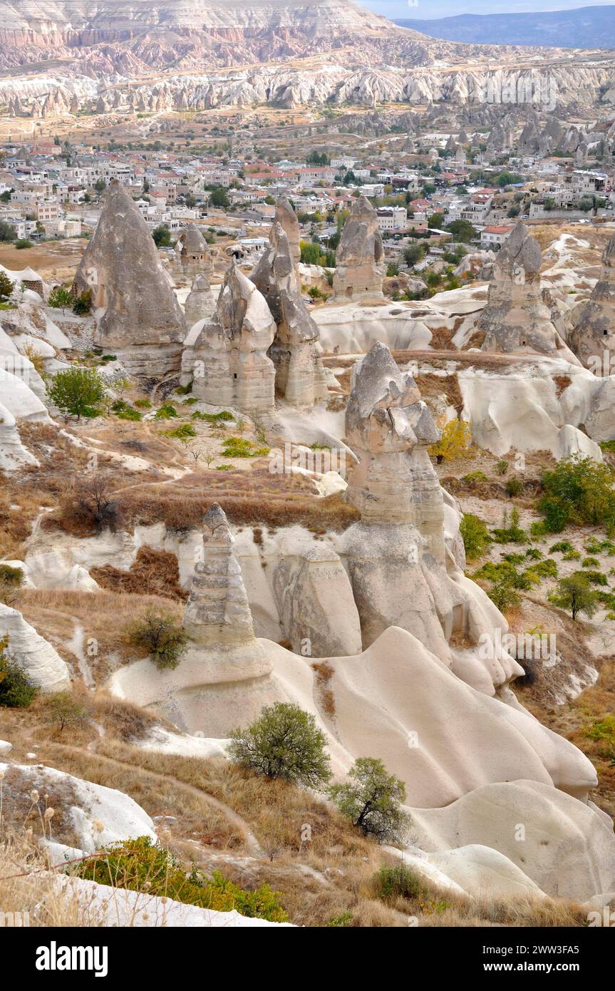 Cappadocia, village, landscape, Turkiye Stock Photo - Alamy