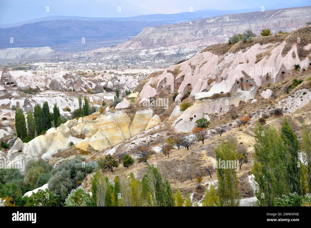 Cappadocia, village, landscape, Turkiye Stock Photo - Alamy