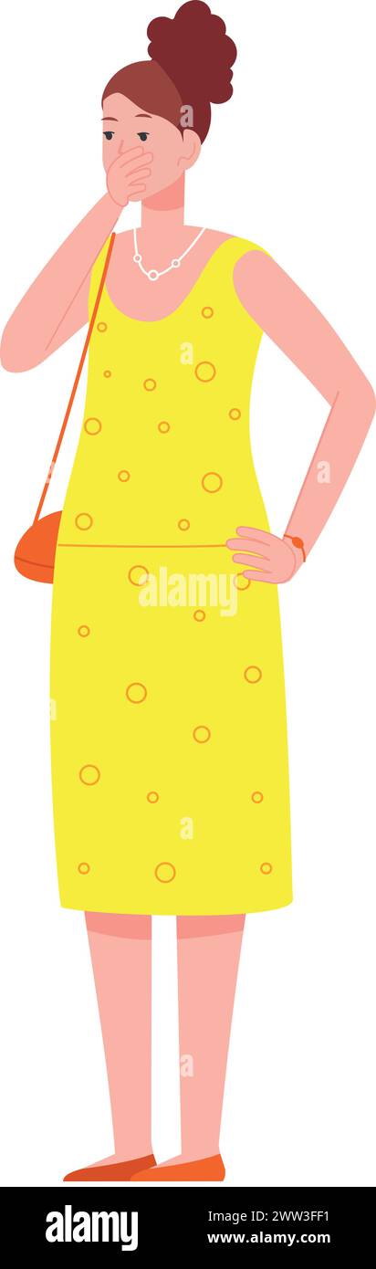 Person gasping Stock Vector Images - Alamy