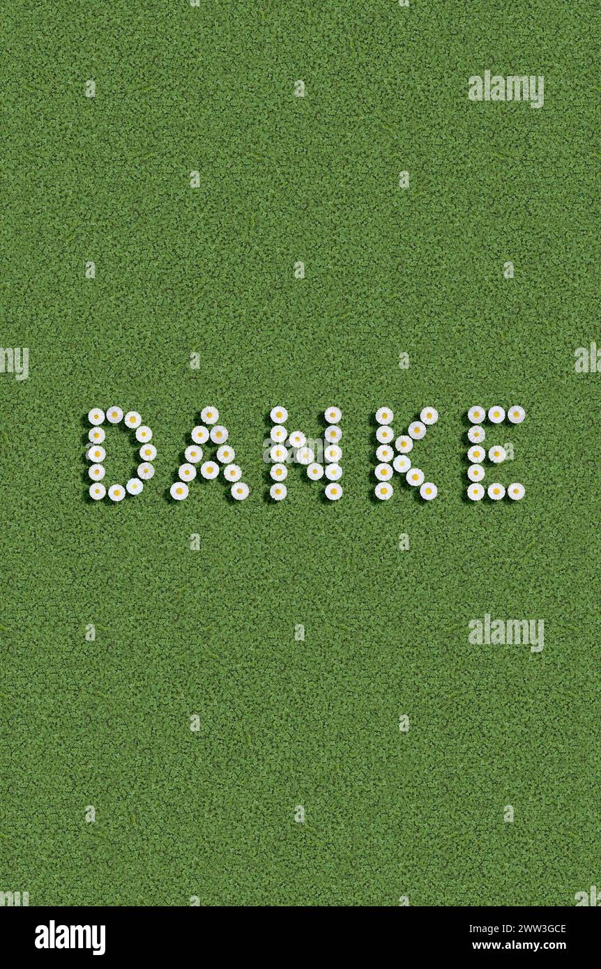 Word thanks written in hi-res stock photography and images - Alamy