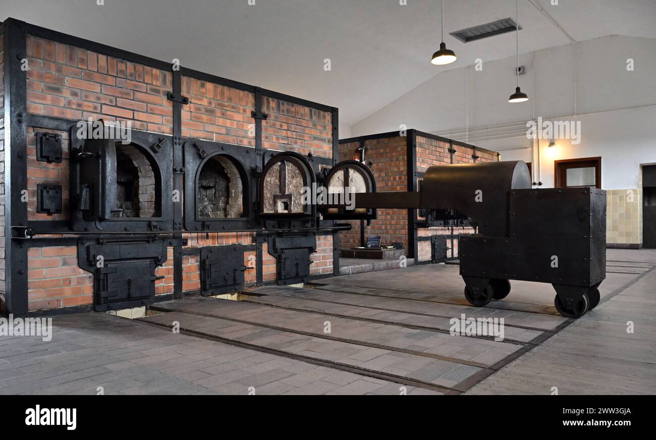 Weimar, Germany. 21st Mar, 2024. The cremation ovens in the former ...