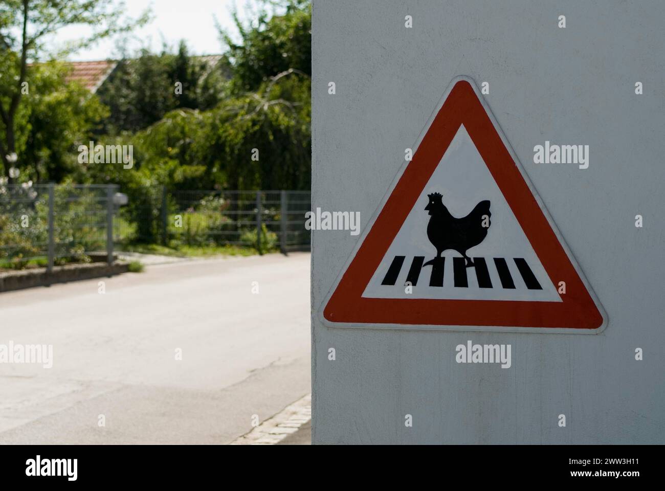 Pedestrian crossing sign bird hi-res stock photography and images - Alamy