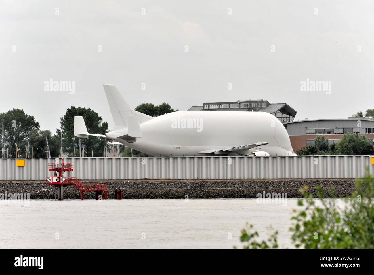 Beluga, Airbus, A300-600, aeroplane, transport aircraft, large aircraft ...