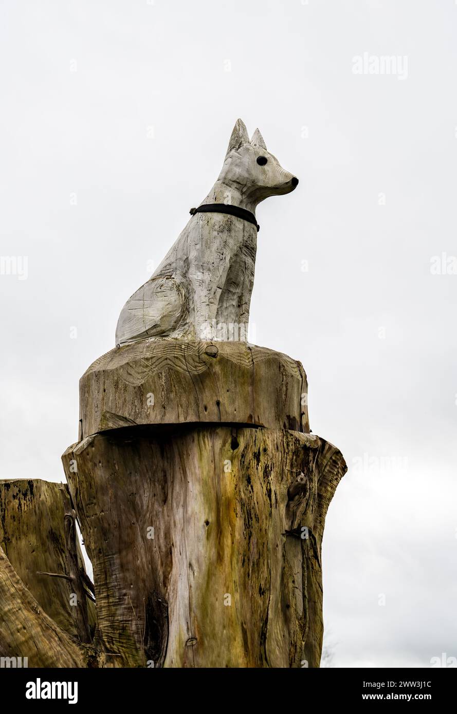 Wooden dog hi-res stock photography and images - Alamy