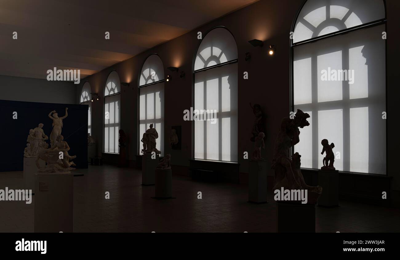 Interior view, rooms with the sculpture exhibition, Bode Museum, Berlin ...
