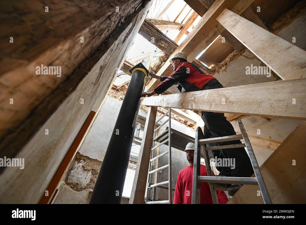 Naumburg, Germany. 21st Mar, 2024. Marius Eitz from the steel ...