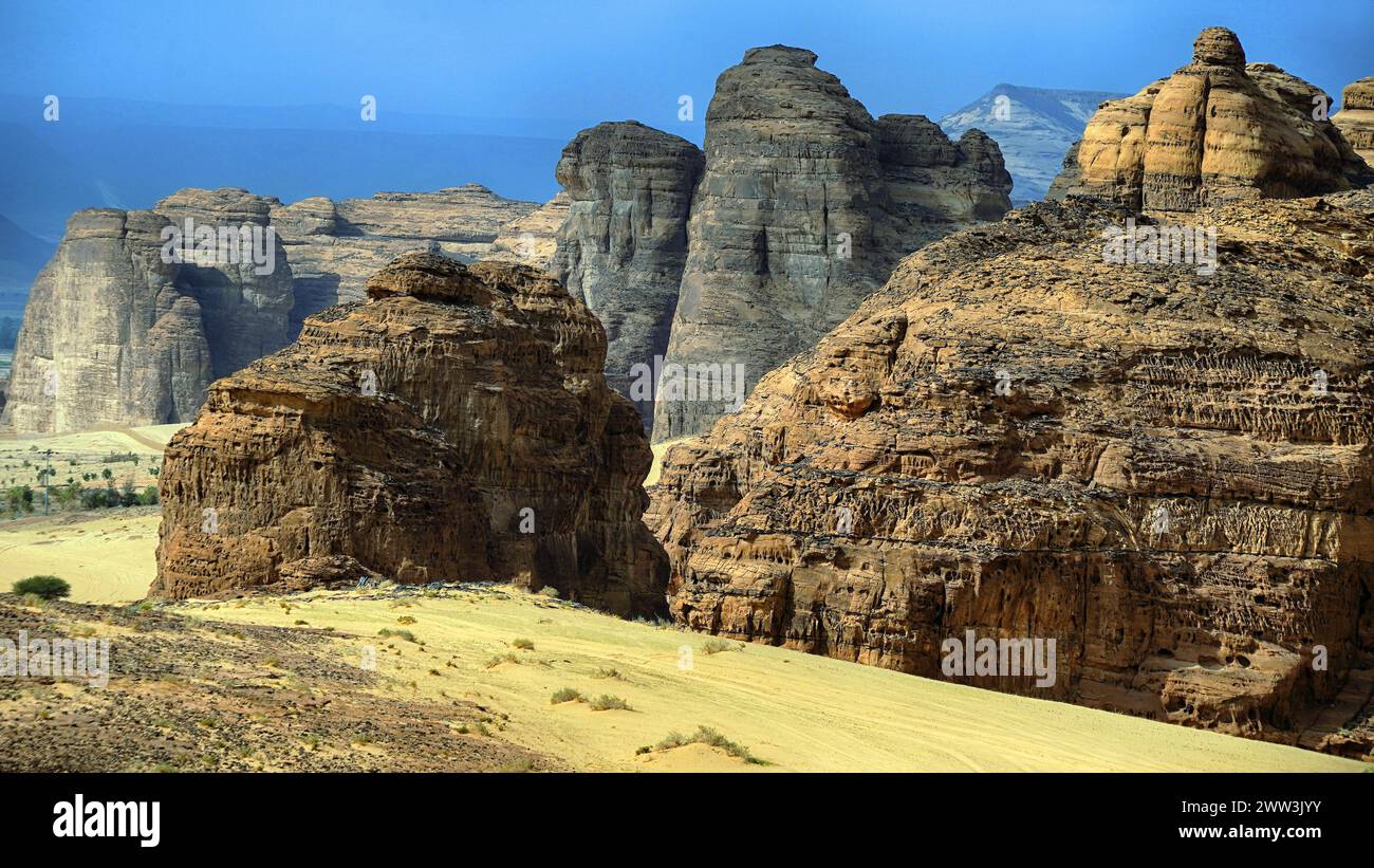 Middle East, Saudi Arabia, Landscape in Al Ula, Al Ula Stock Photo - Alamy