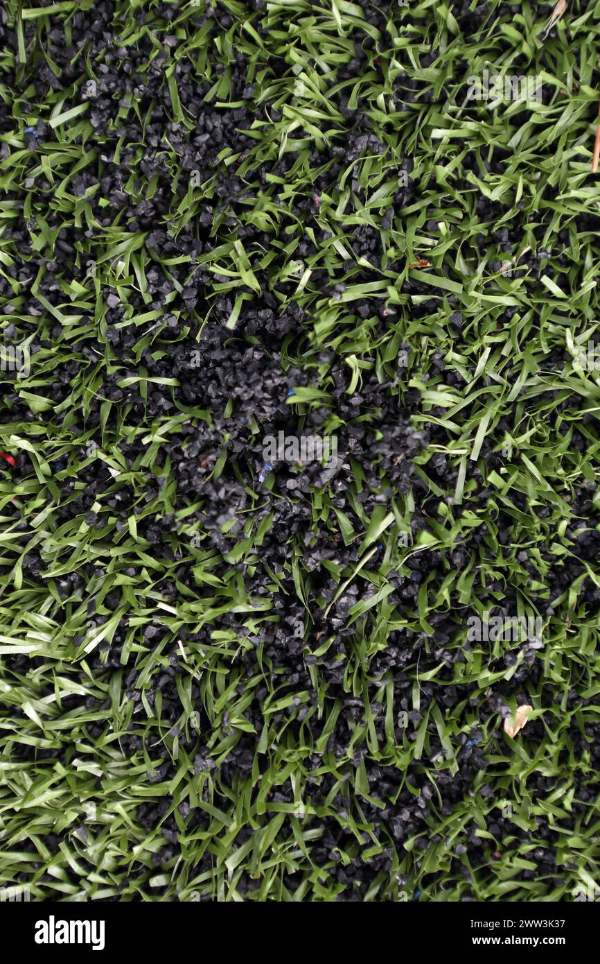 Artificial turf plastic pitch 3g surface football pitch with rubber ...