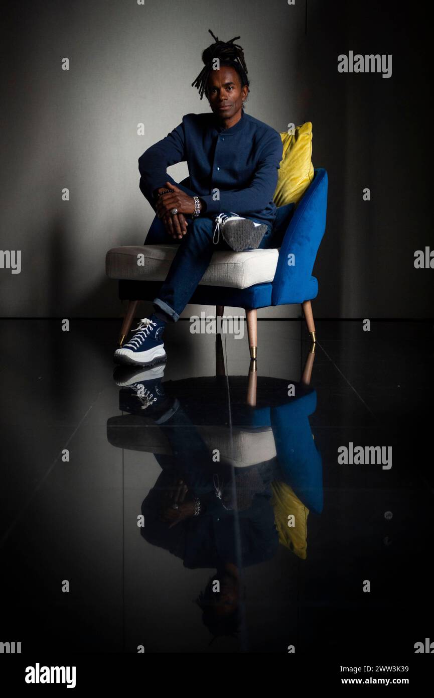 Actor Fab Morvan poses for Europa Press at the Hotel Vincci Capitol on ...