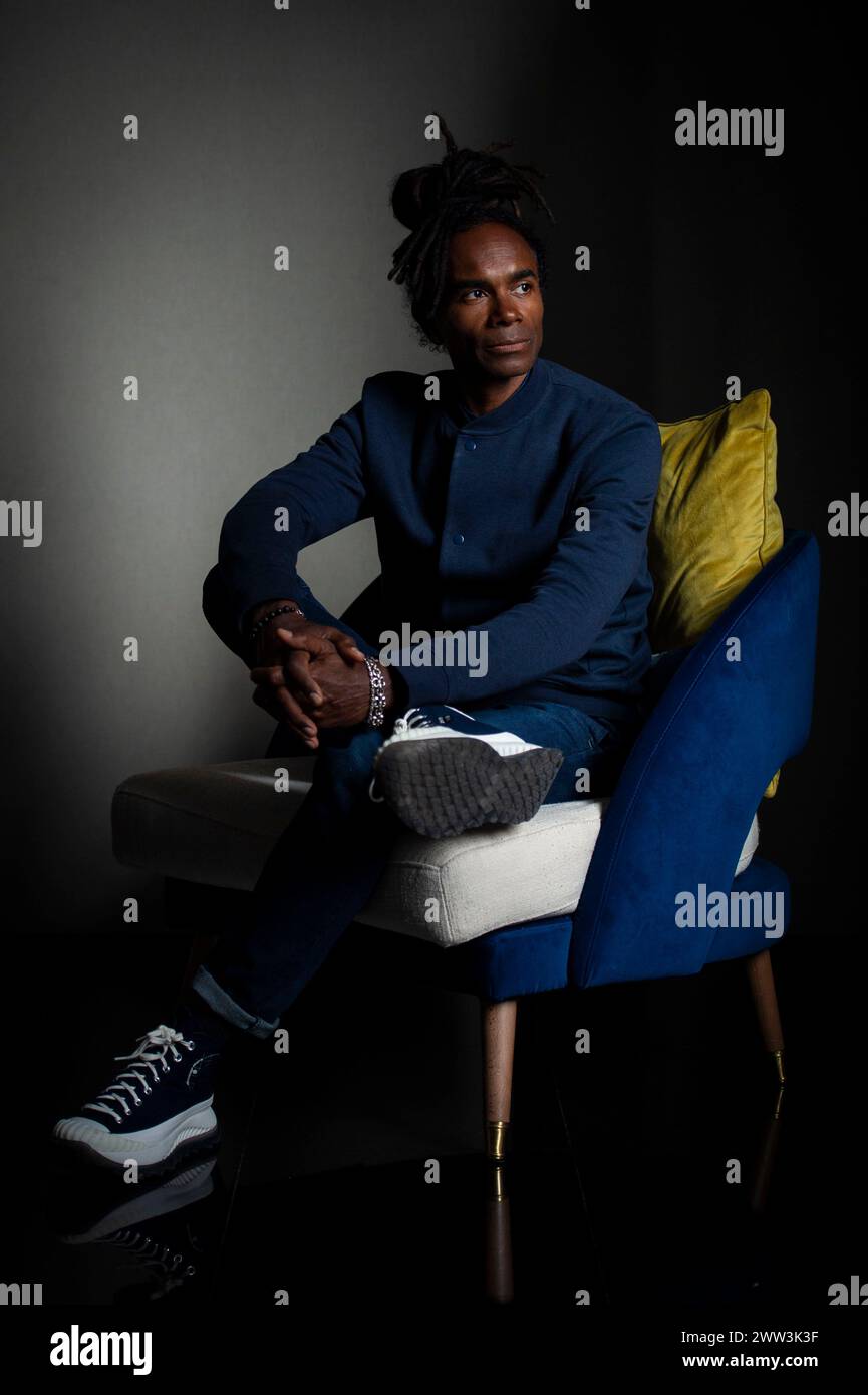 Actor Fab Morvan poses for Europa Press at the Hotel Vincci Capitol on ...