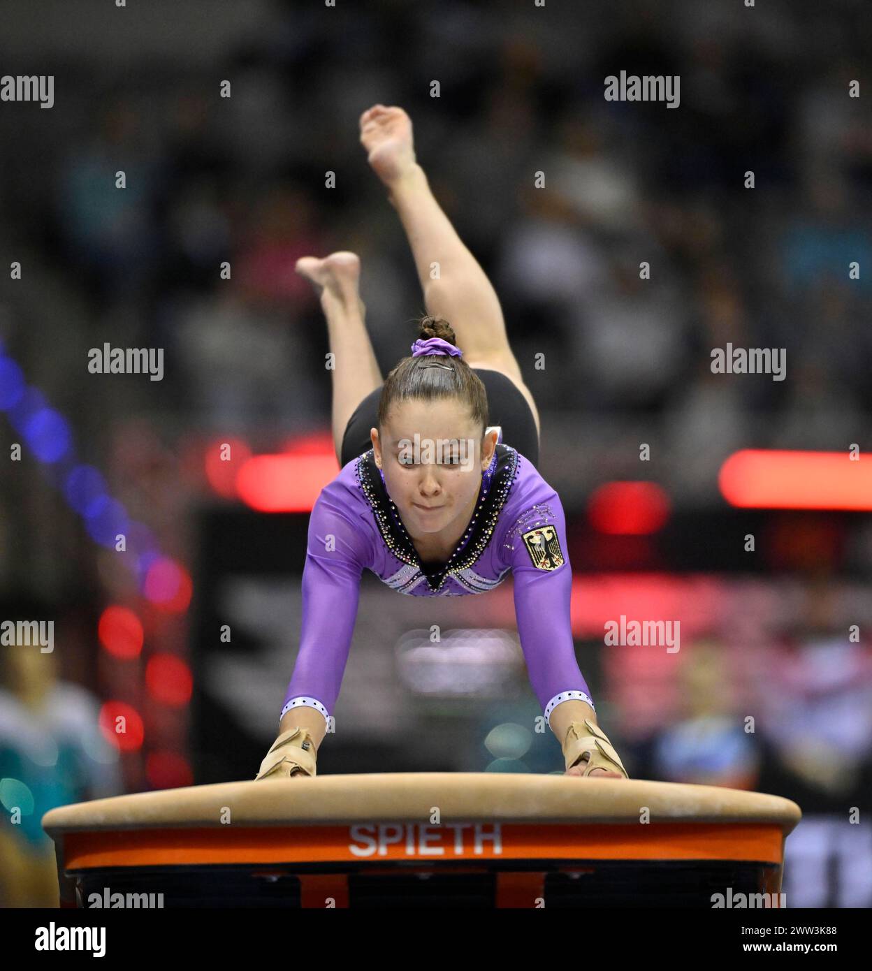 Marlene Gotthardt GER vault, gymnastics, artistic gymnastics, gymnasts ...