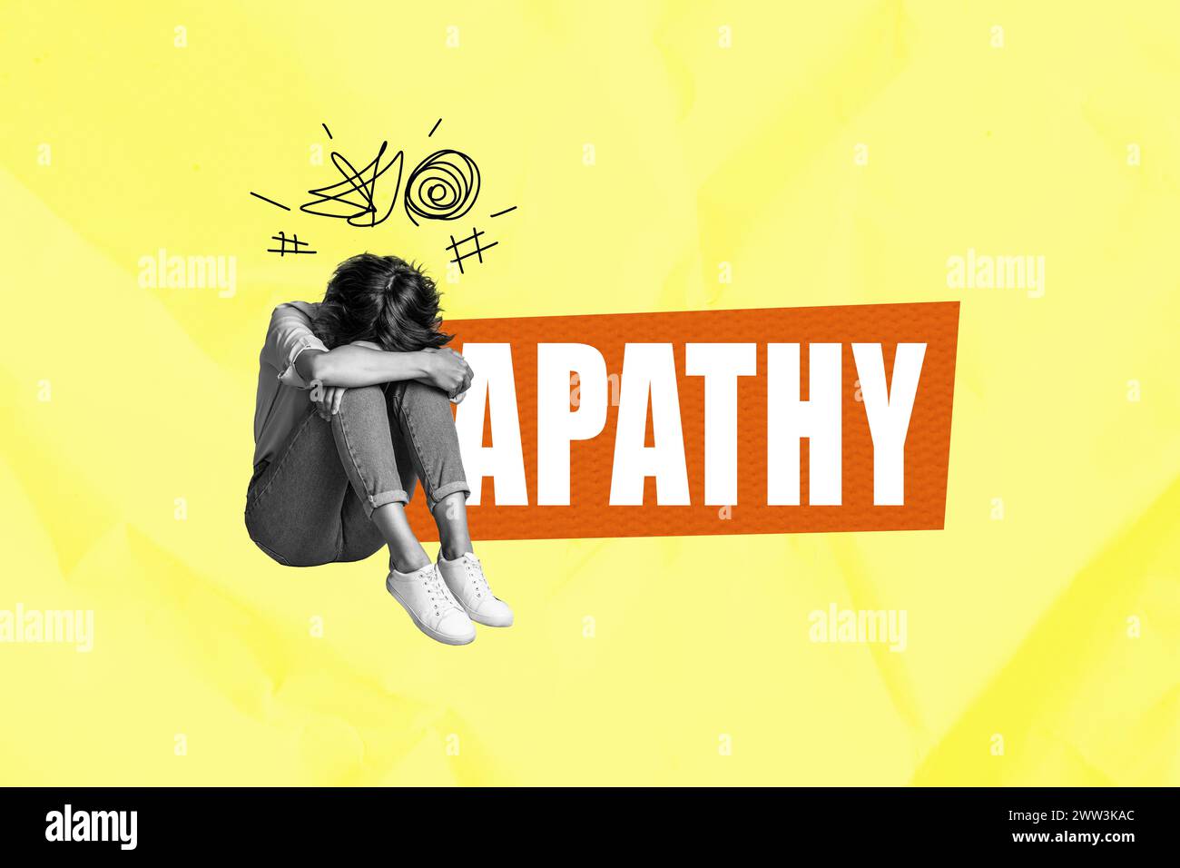 Composite trend artwork sketch image collage of black white silhouette ...