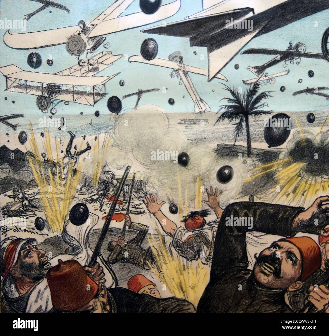 Kingdom of Italy. Colonialism in Africa. Italians and Englishmen in ...