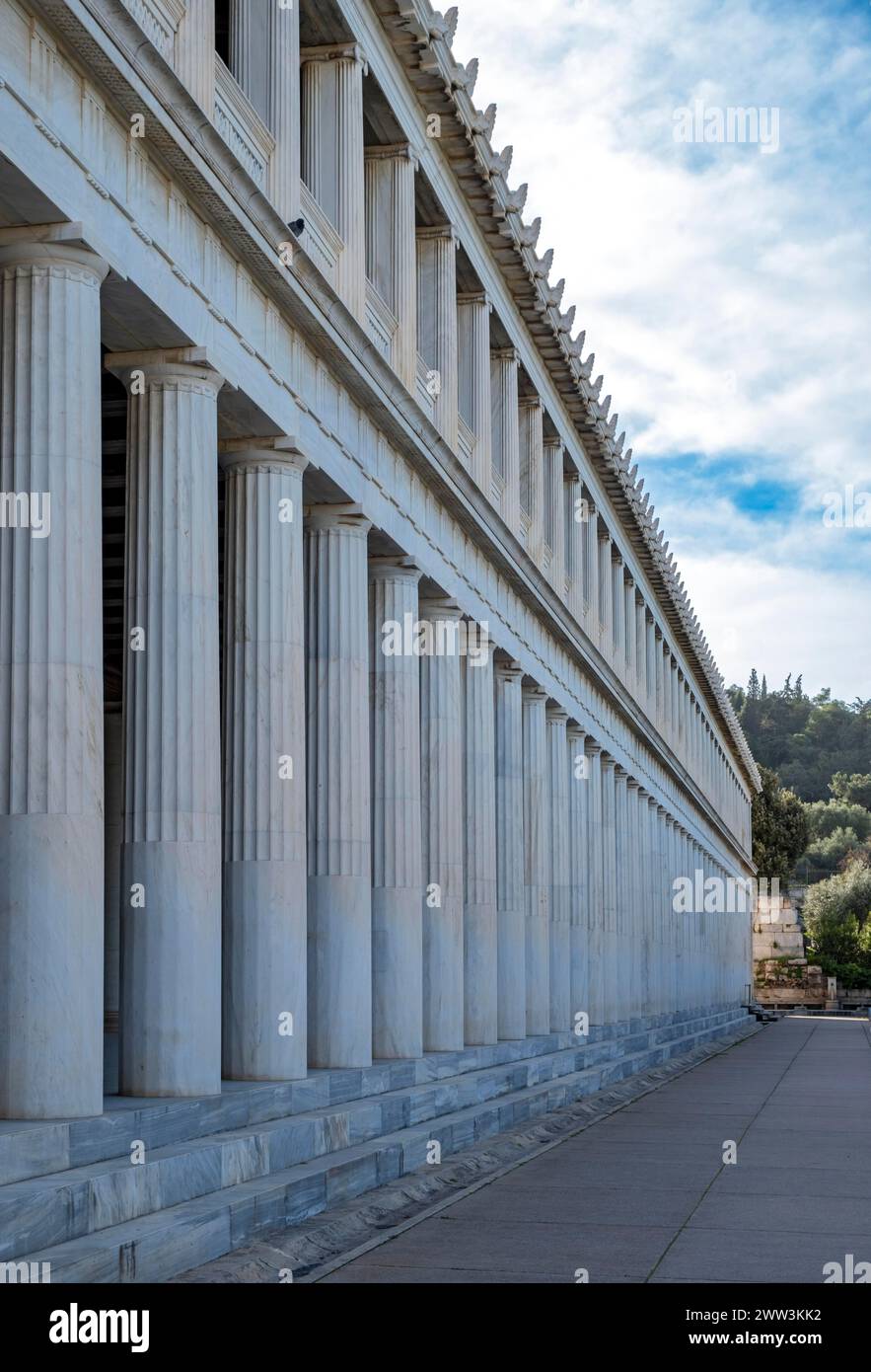 Stoa Of Attalos Ancient Agora Of Athens Greece Stock Photo Alamy
