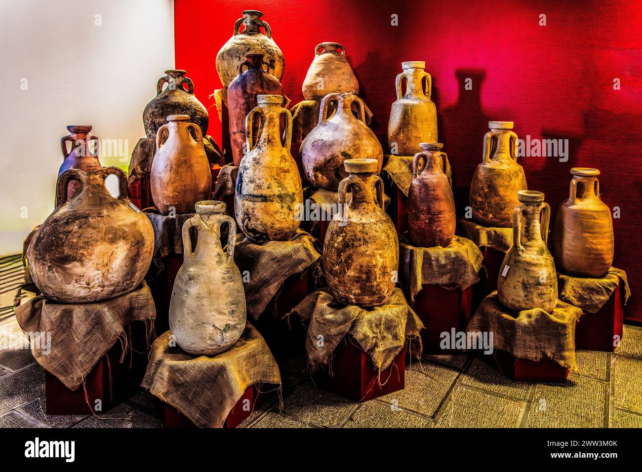 Amphorae from Africa, Spain and the Adriatic, Archaeological Museum ...
