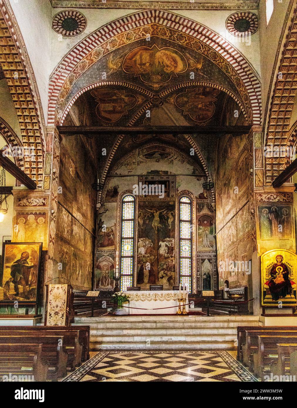 Frescoes with scenes from the Old and New Testament, Duomo di Santa ...