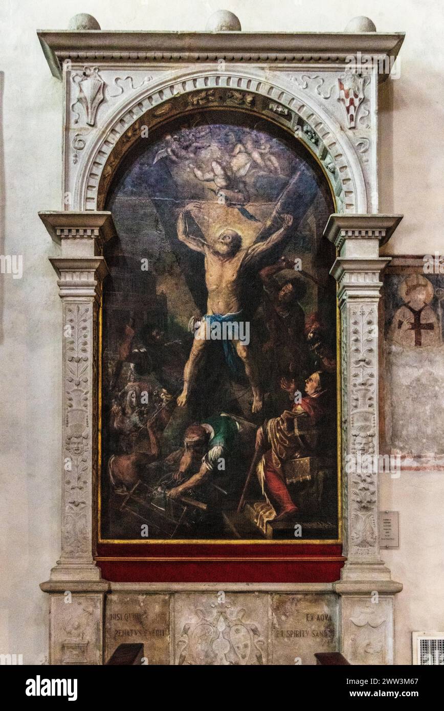 Frescoes with scenes from the Old and New Testament, Duomo di Santa ...